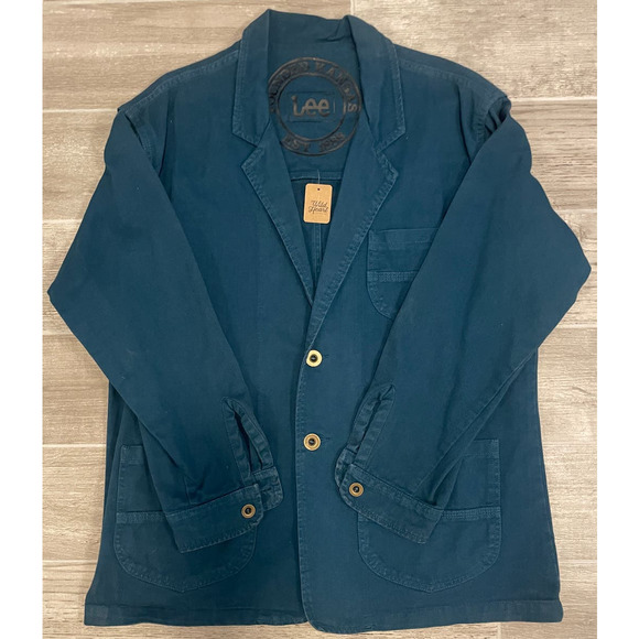 Lee | Jackets & Coats | Vintage Lees Green Denim Oversized Jacket ...